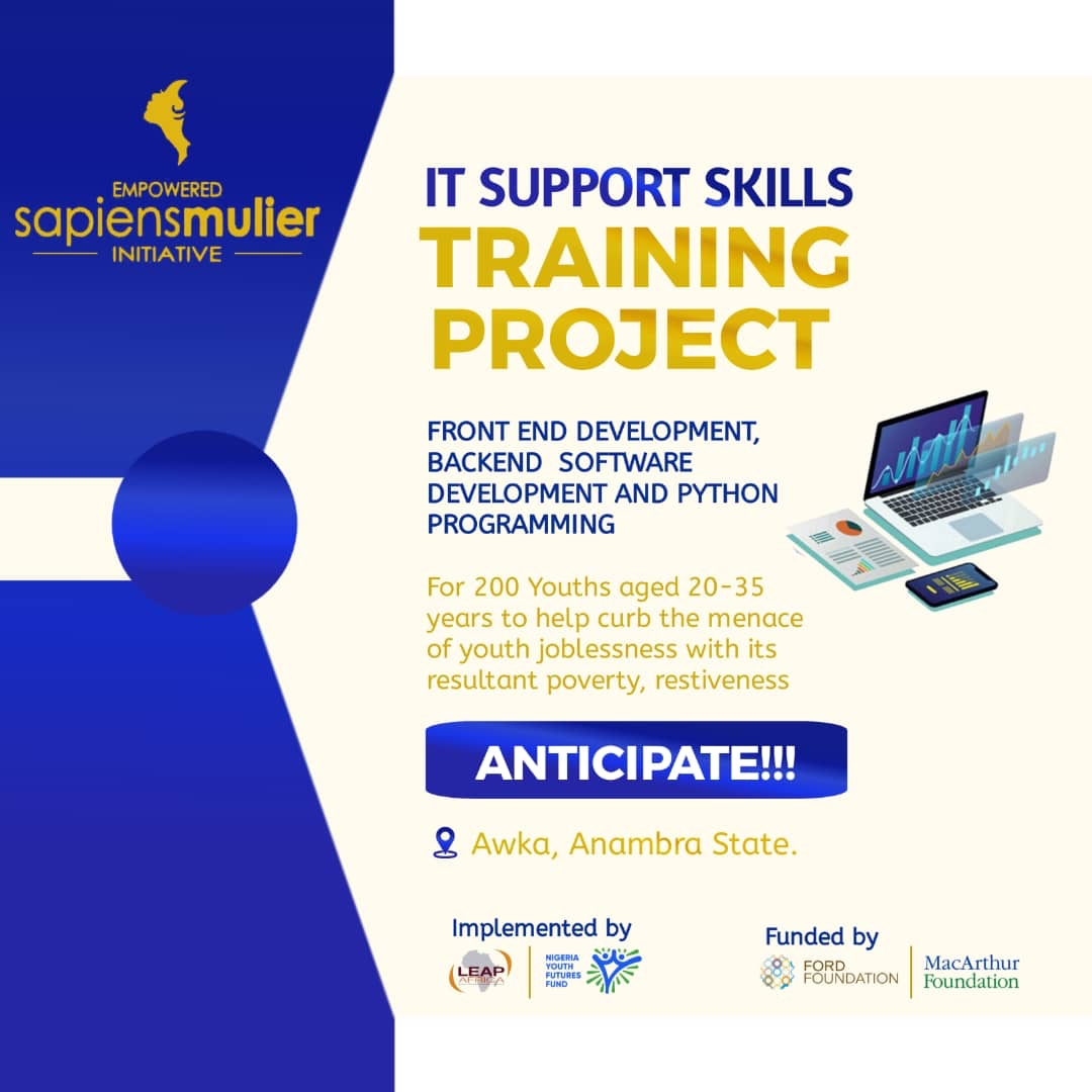 IT Support Skills Training Project - Empowered Sapiens Mulier Initiative
